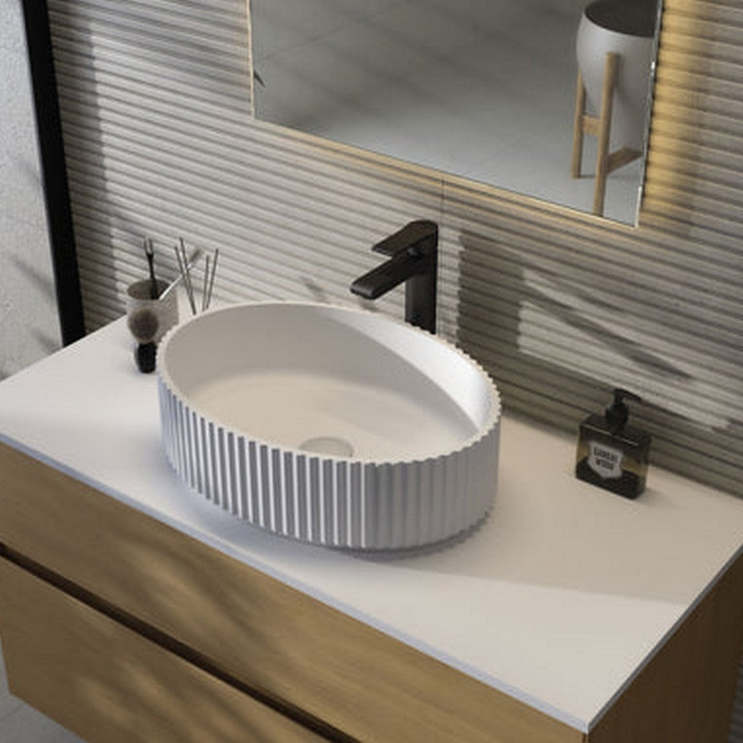 Ottimo Borne 12" x 30" Rectified Matte Ceramic Deco Wall Tile