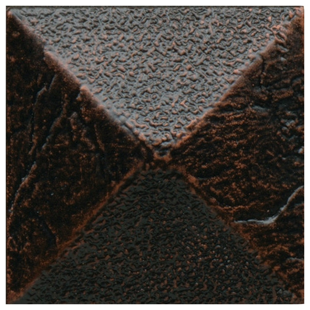 Daltile Armor 2" x 2" Satin Metal Pyramid Tile