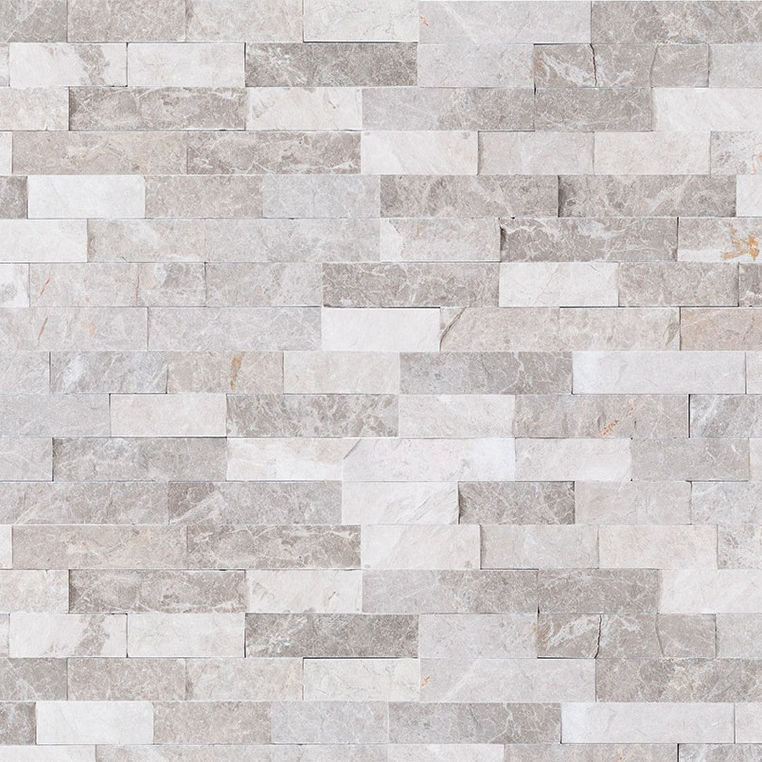 MS International RockMount Luna Gray 6" x 24" Split Face Stacked Stone